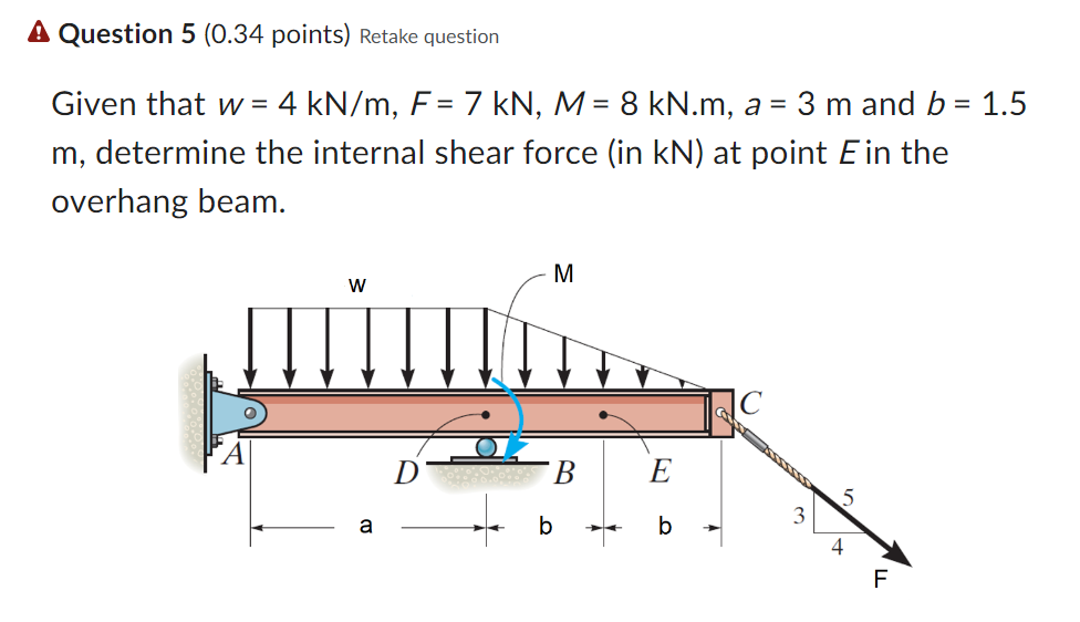 Solved a Question 5 (0.34 points) Retake question Given that | Chegg.com Solved a Question 5 (0.34 points) Retake question Given that | Chegg.com