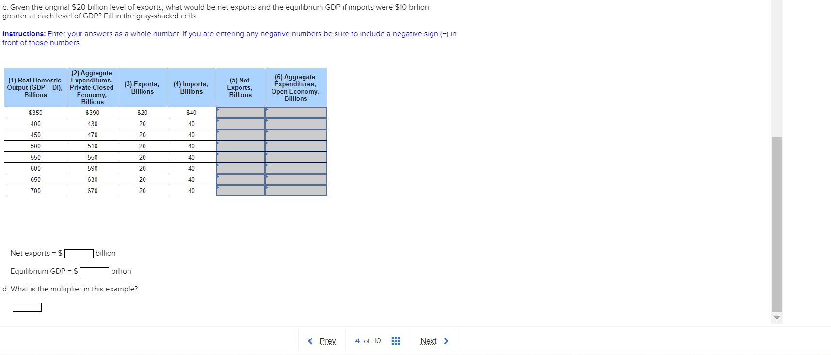 Solved The data in columns 1 and 2 in the table below are | Chegg.com