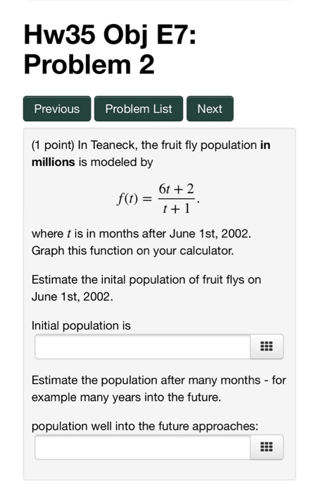 Solved Hw35 Obj E7: Problem 1 Previous Problem List Next (1 | Chegg.com