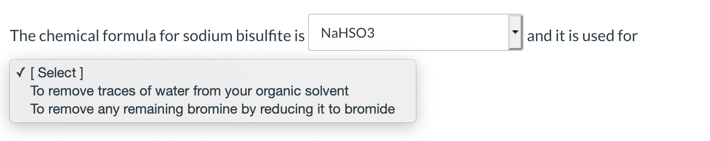 Solved: The Chemical Formula For Sodium Bisulfite Is NaHSO... | Chegg.com