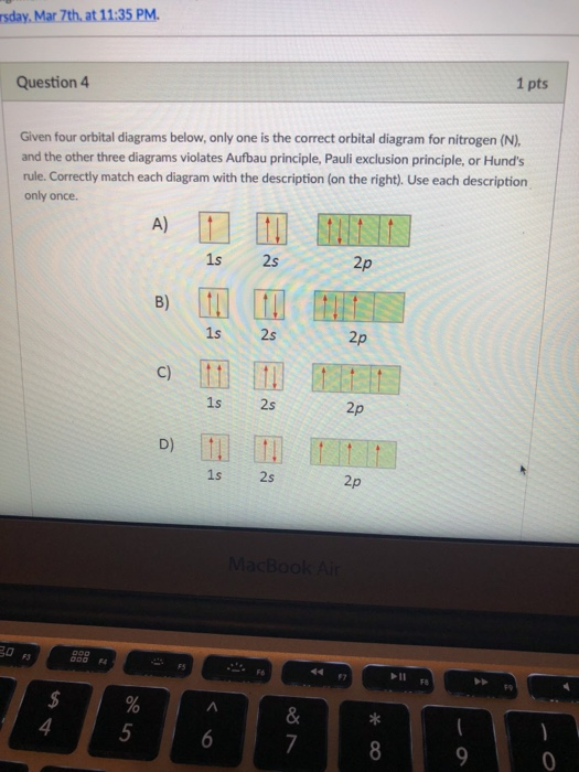 Solved Sday Mar 7th At 11 35 Pm 1 Pts Question 4 Given
