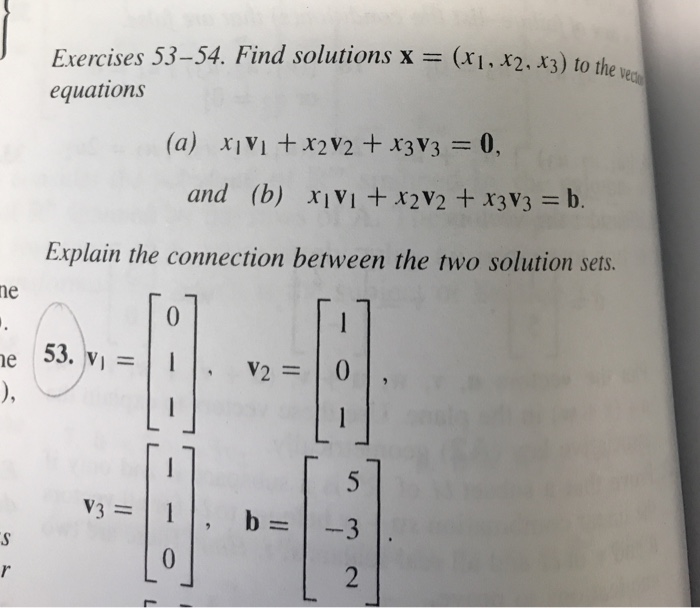 Solved Exercises 53-54. Find solutions x = (x1, x2, x3) to | Chegg.com