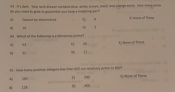 Solved Discrete Math --> If your able to solve the problems | Chegg.com