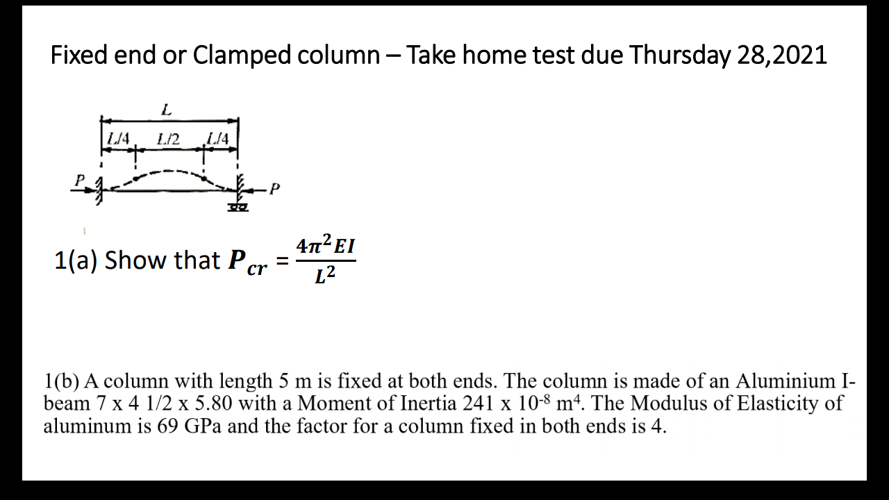 Solved Use The Formula Derived In Part A To Solve Part B 