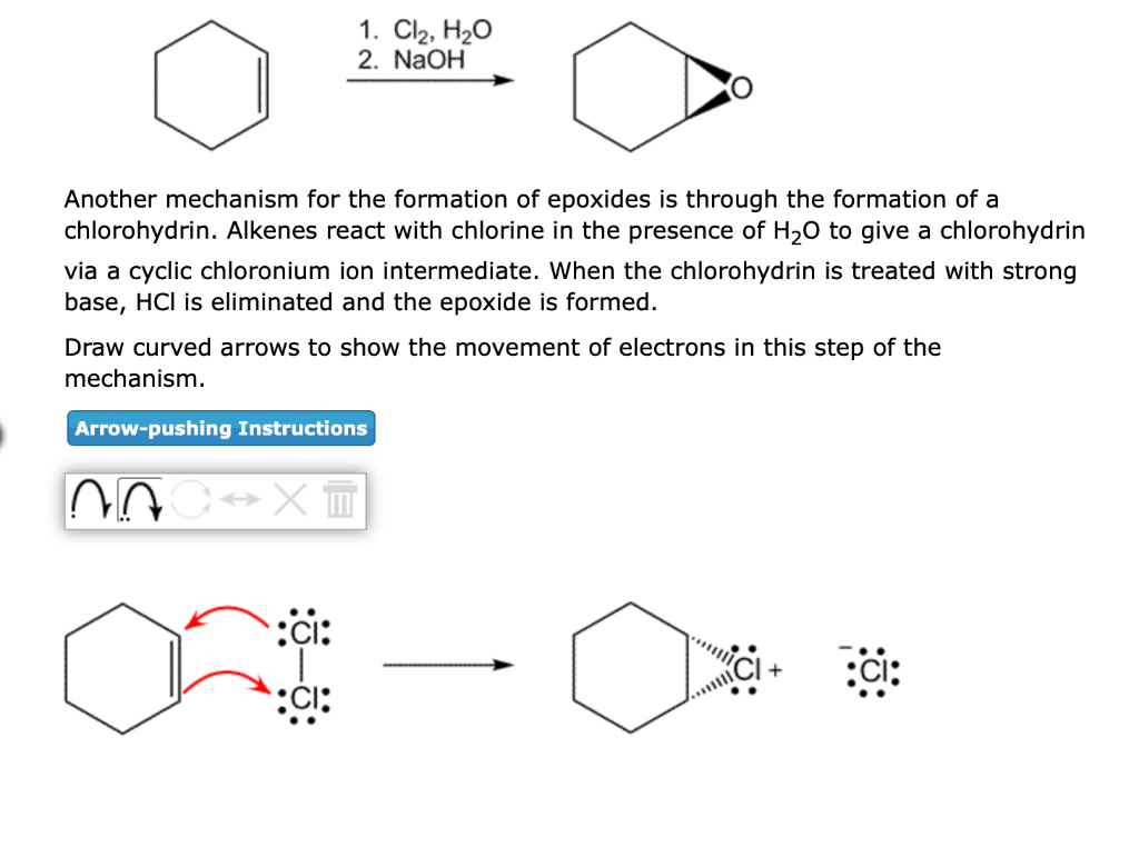 Solved Another mechanism for the formation of epoxides is | Chegg.com