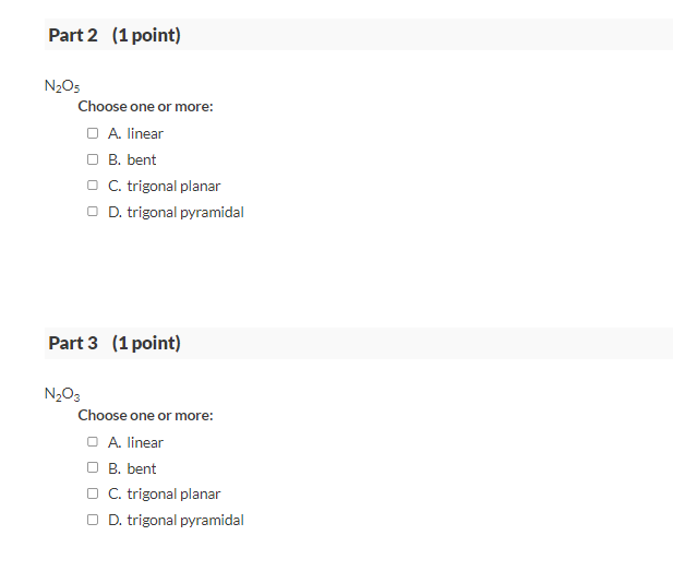 Solved 03 Question ( 3 points) Determine the bonding | Chegg.com
