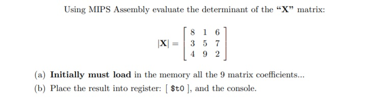 Solved Use MIPS assembly language in MARS simulator to find | Chegg.com