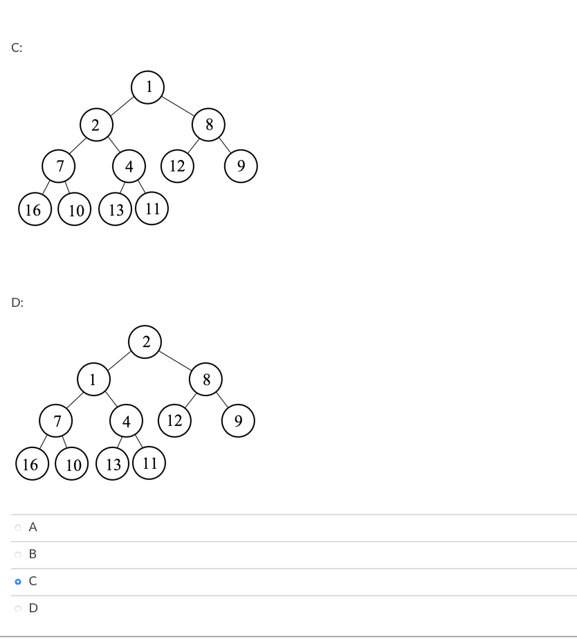 Solved 9B: Heaps: Given the following min-heap, choose the | Chegg.com