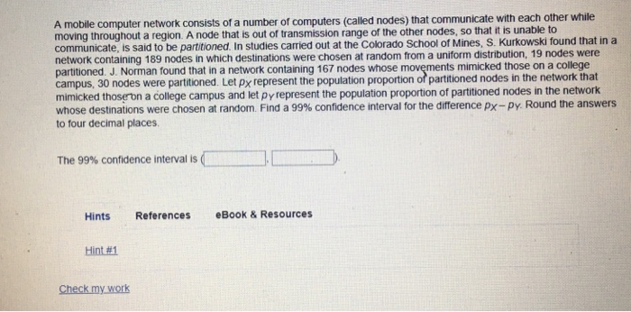 Solved A Mobile Computer Network Consists Of A Number Of