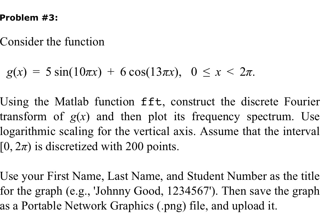 Solved Consider the function | Chegg.com