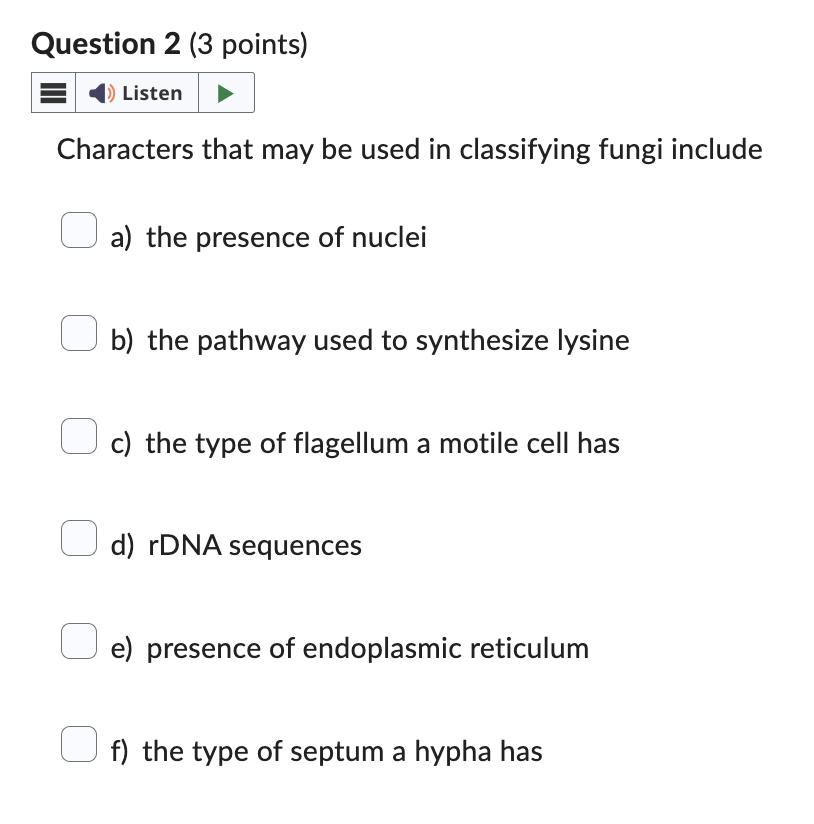 Solved The ribosomal DNA ITS regions are important for | Chegg.com
