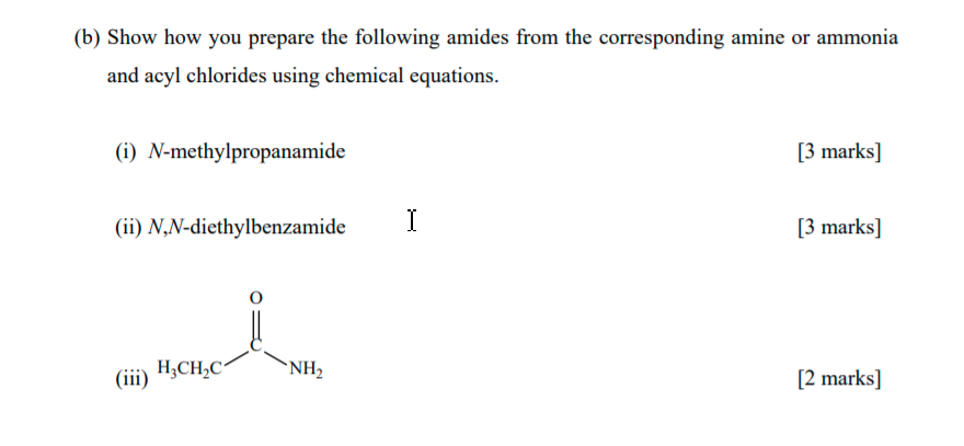 Solved (a) Show how you prepare the following esters from | Chegg.com
