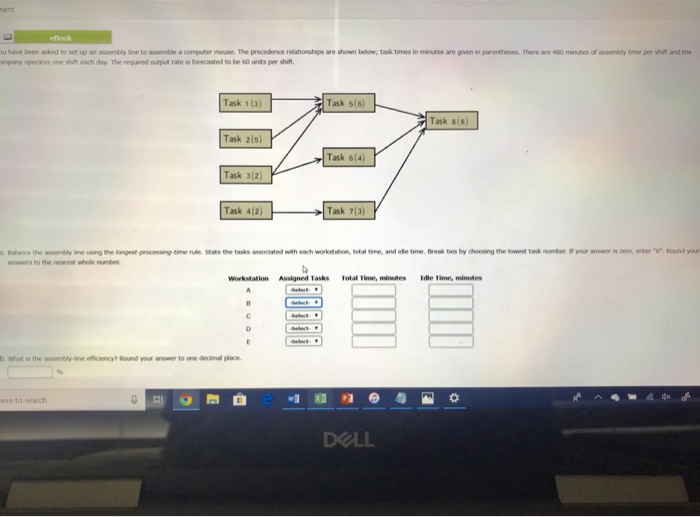 Solved u have been asked to set up an assembly ine to | Chegg.com