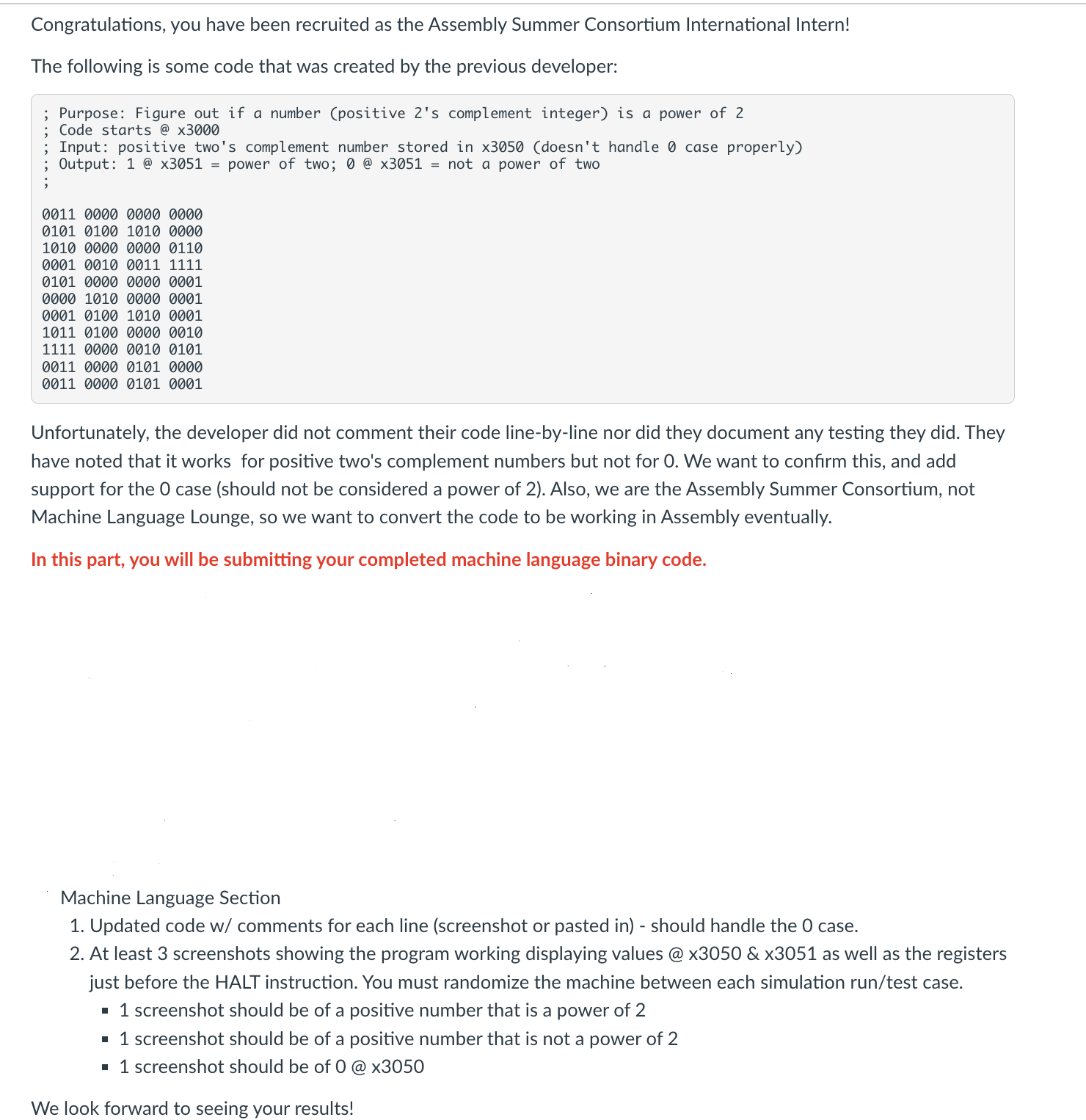 Solved Congratulations, you have been recruited as the | Chegg.com