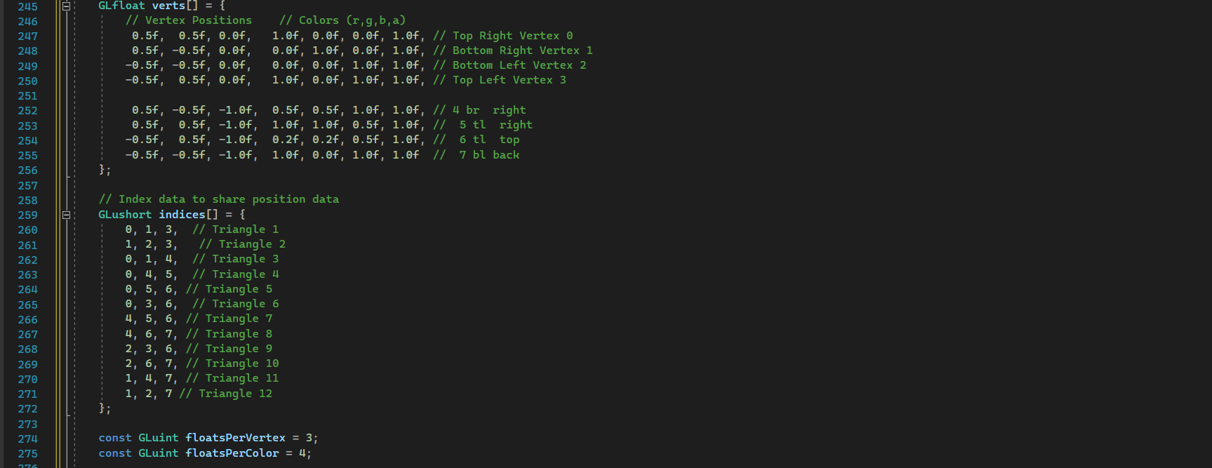 I'm working with OpenGL in Visual Studio and I need | Chegg.com