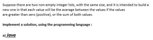 Solved Suppose there are two non-empty integer lists, with | Chegg.com