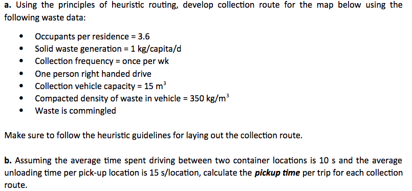a. Using the principles of heuristic routing, develop | Chegg.com