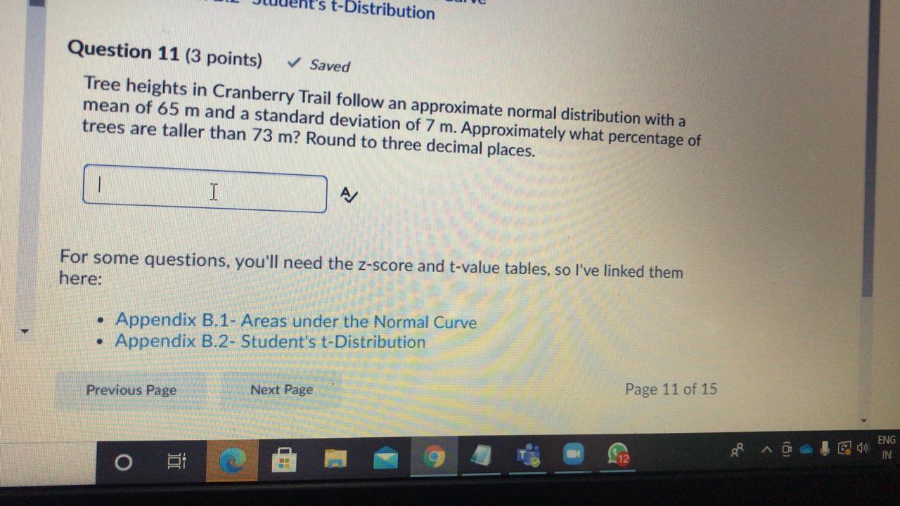 Solved . Appendix B.1- Areas under the Normal Curve Appendix | Chegg.com