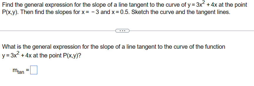 Solved Find the general expression for the slope of a line | Chegg.com