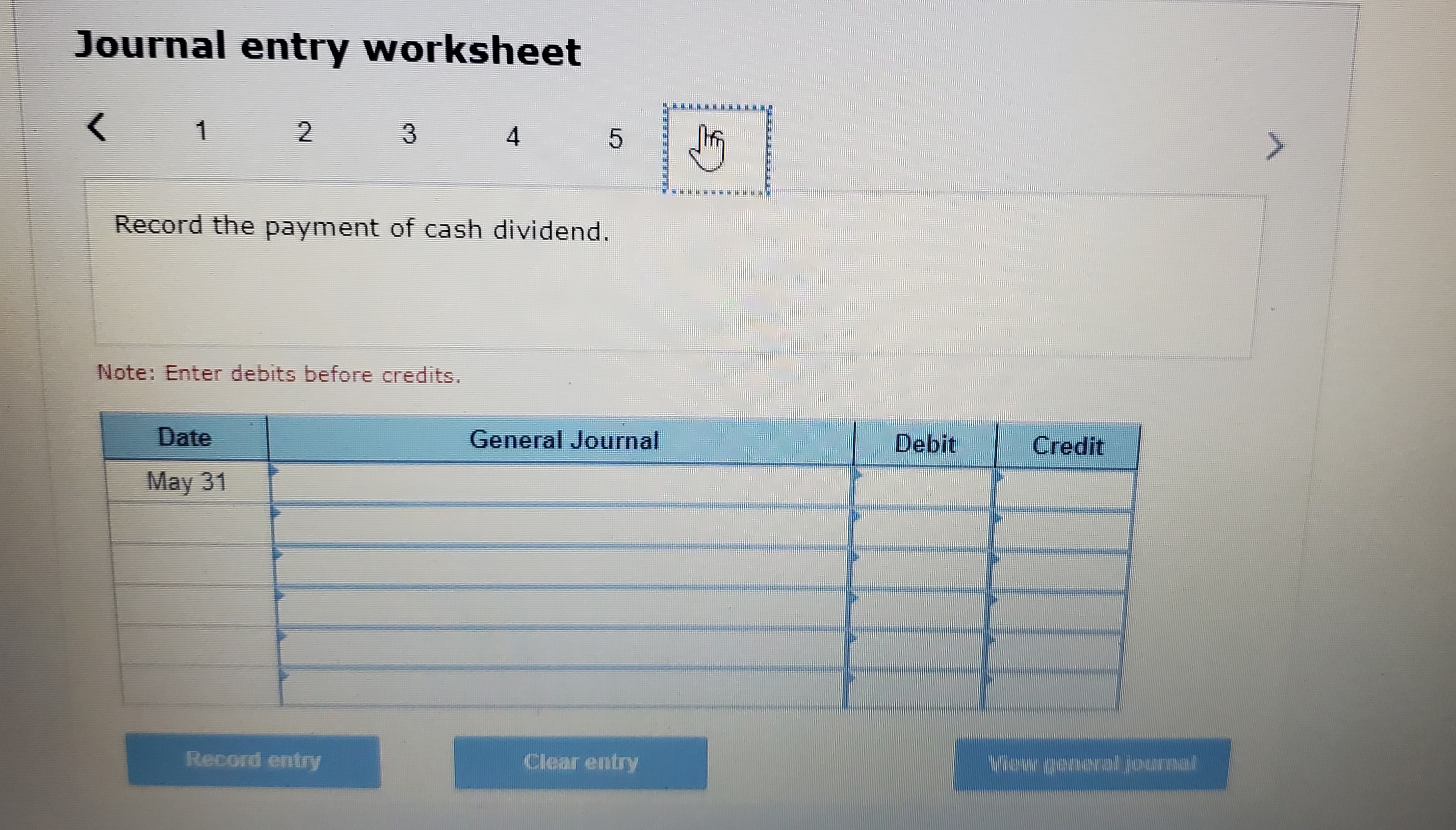 Solved Journal entry worksheet Record the purchase of | Chegg.com