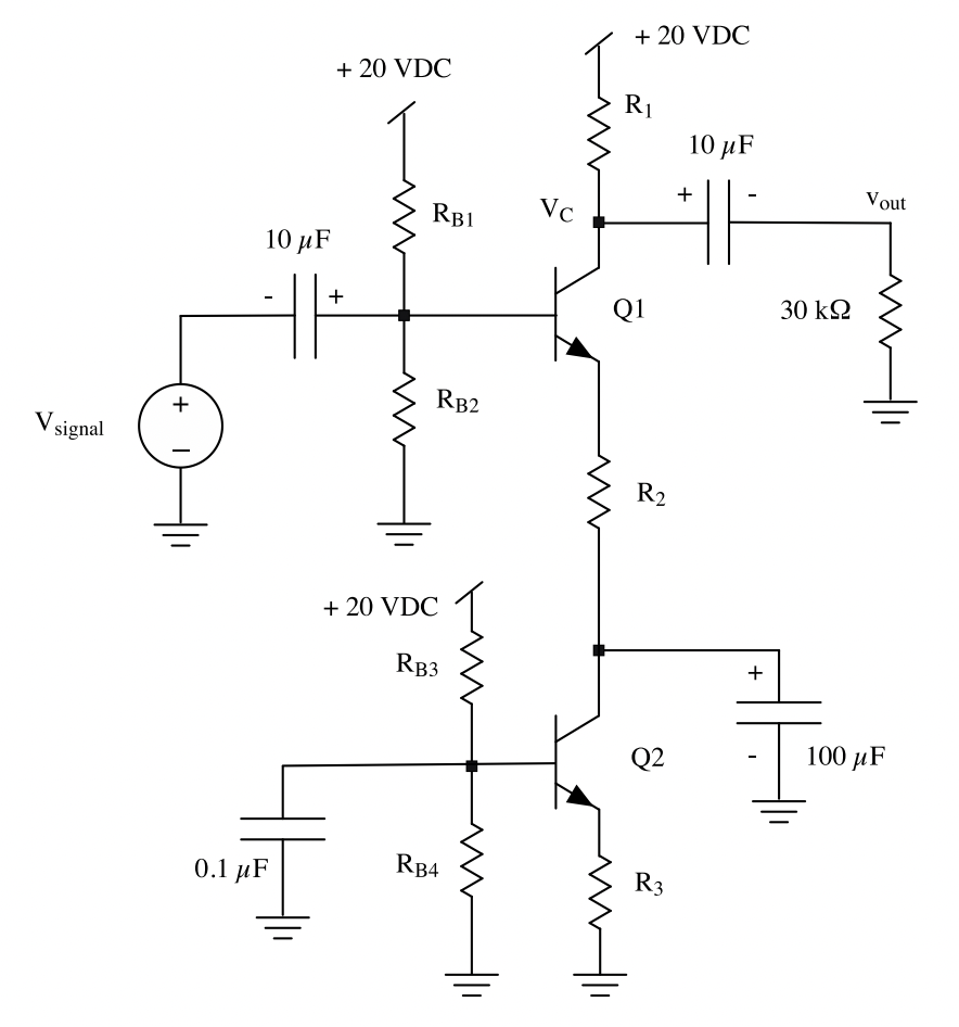 Solved Design and simulate the common emitter amplifier | Chegg.com