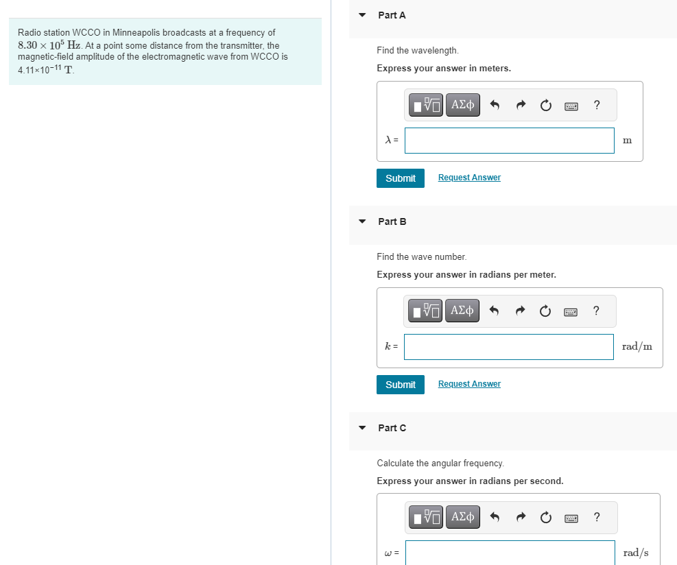Solved Radio station WCCO in Minneapolis broadcasts at a | Chegg.com