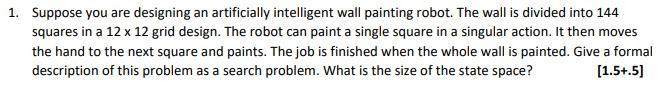Solved 1. Suppose you are designing an artificially | Chegg.com