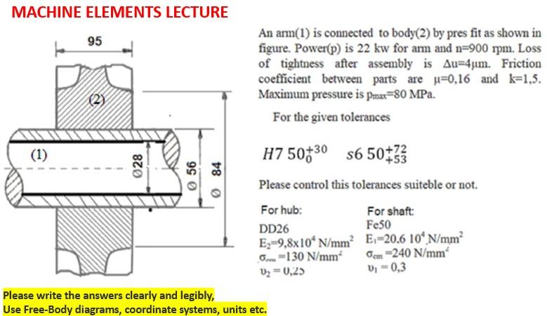 MACHINE ELEMENTS LECTURE 95 An arm(1) is connected to | Chegg.com