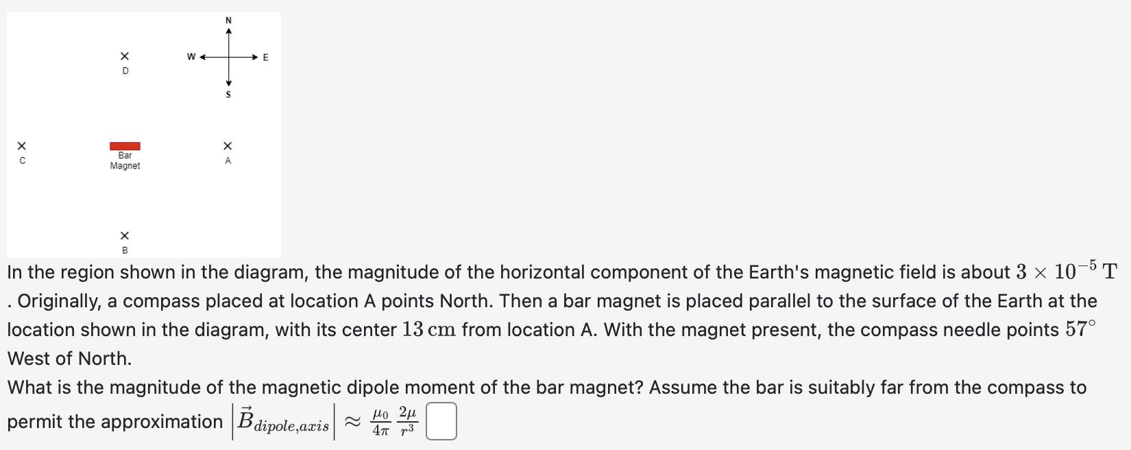Solved In the region shown in the diagram, the magnitude of | Chegg.com