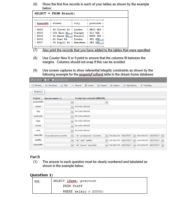 ITICT107A Introduction to Databases Group Assignment | Chegg.com