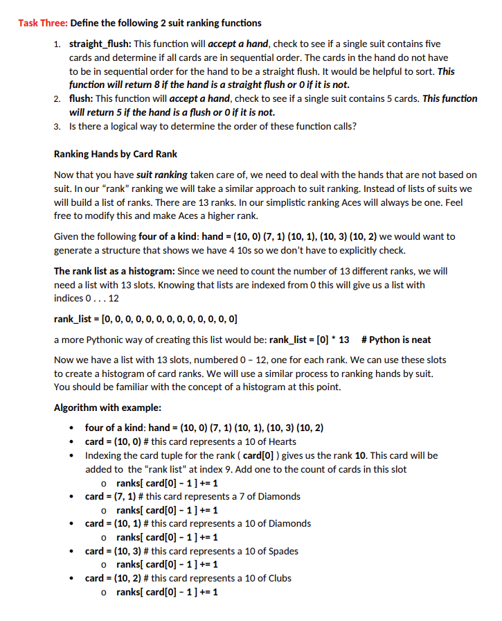 Solved Objectives: - Apply simple data structures to a | Chegg.com