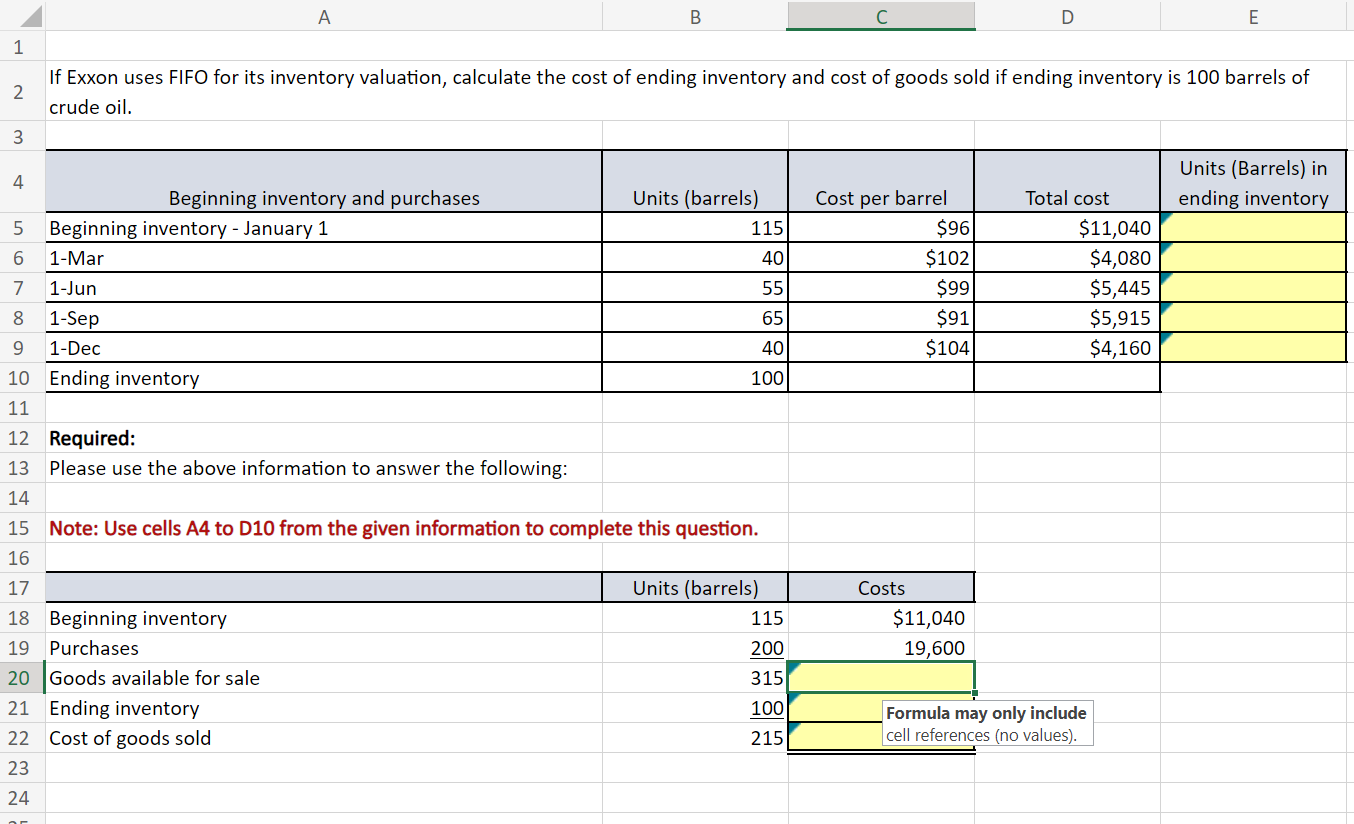 Solved show step-by-step how to solve :Goods available for | Chegg.com