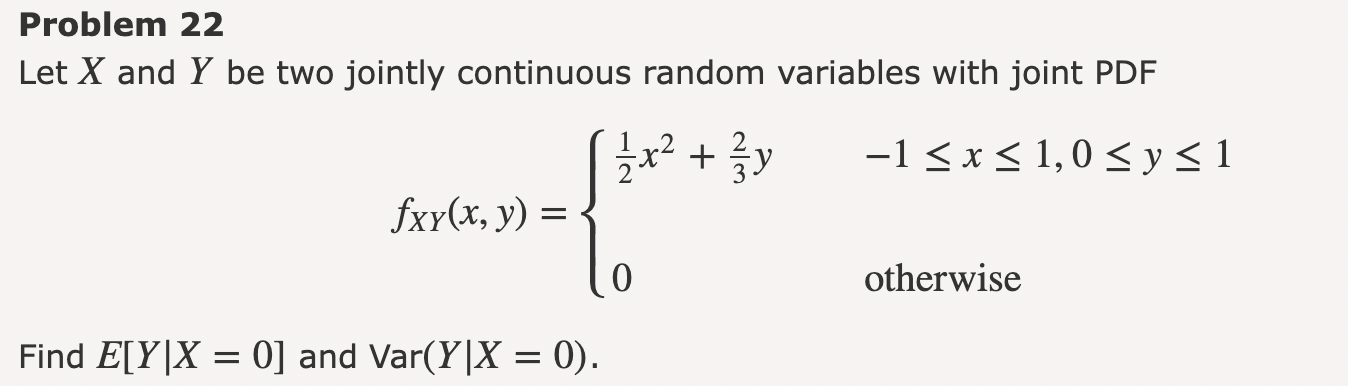Solved Let X and Y be two jointly continuous random | Chegg.com