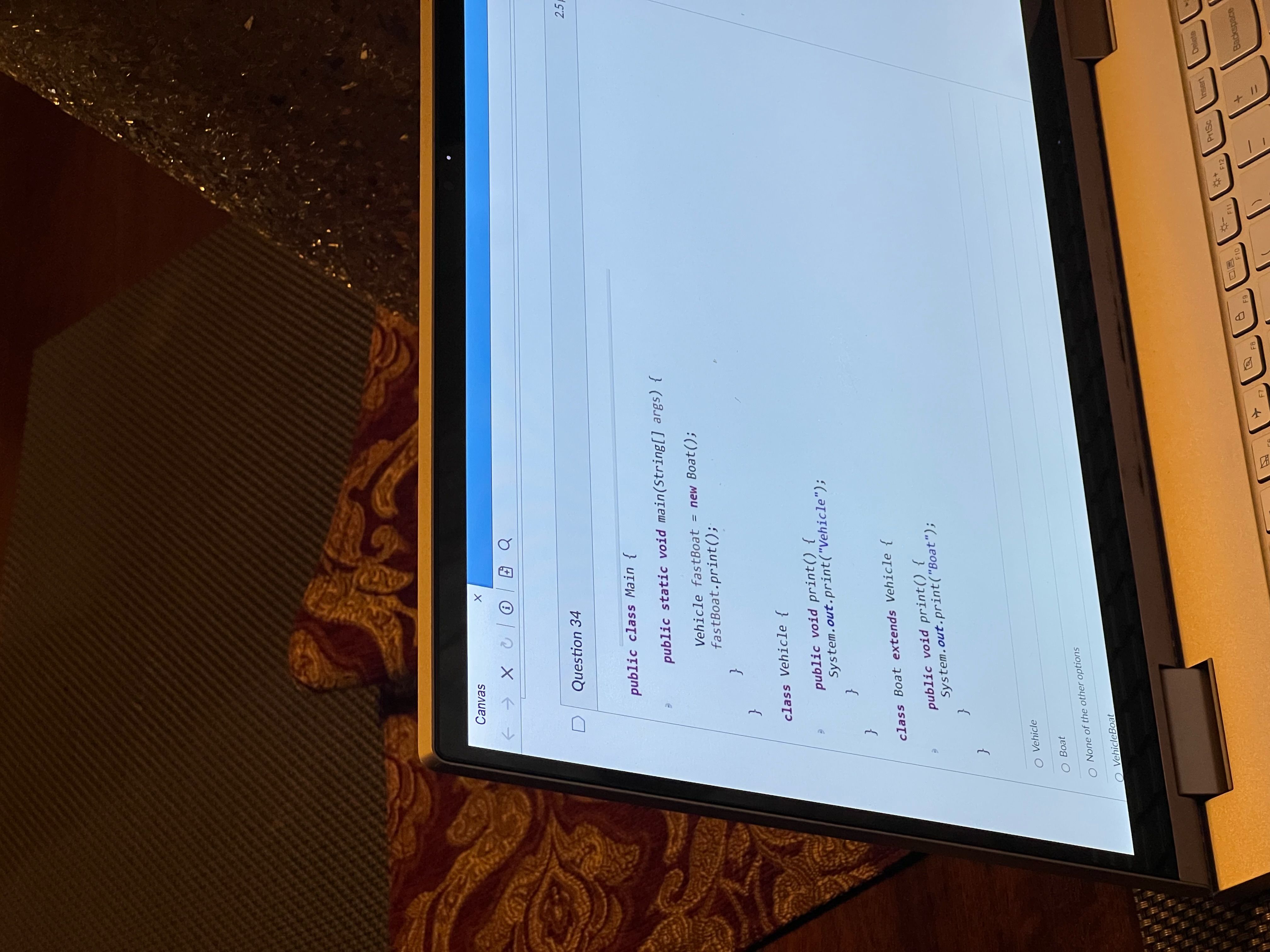Solved 2. Question 34 public class Main \{ public static | Chegg.com