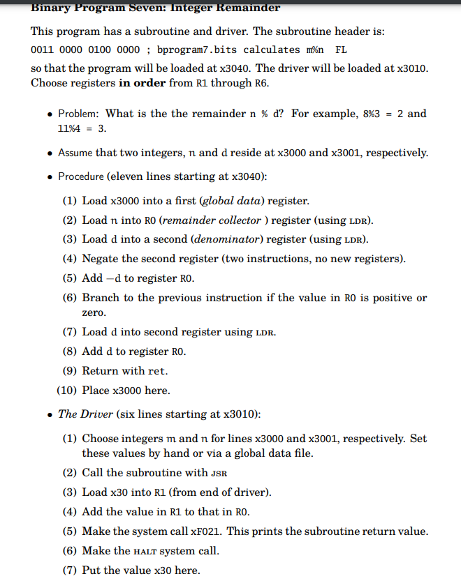 Solved This program has a subroutine and driver. The | Chegg.com