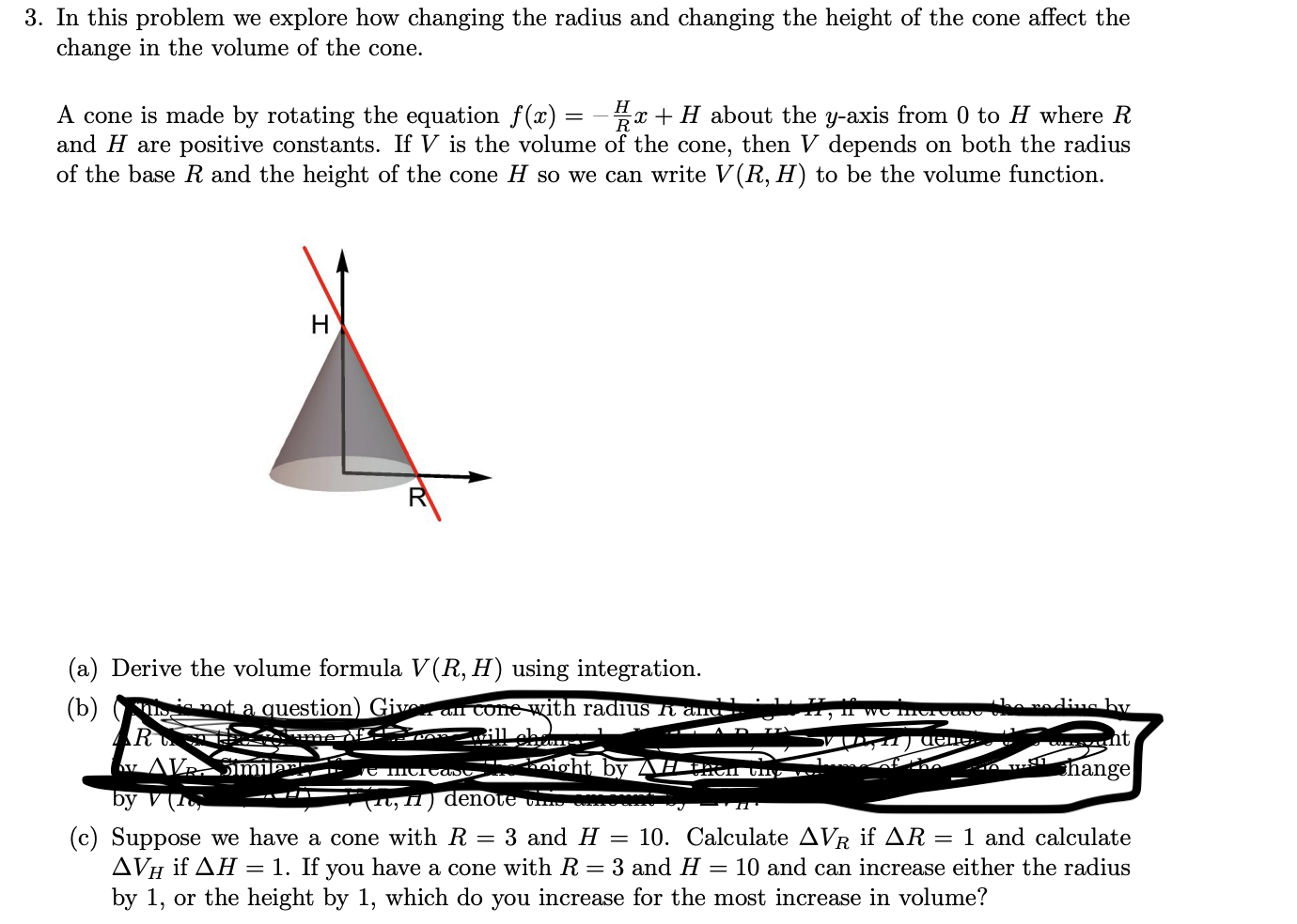 Solved 3. In this problem we explore how changing the radius | Chegg.com
