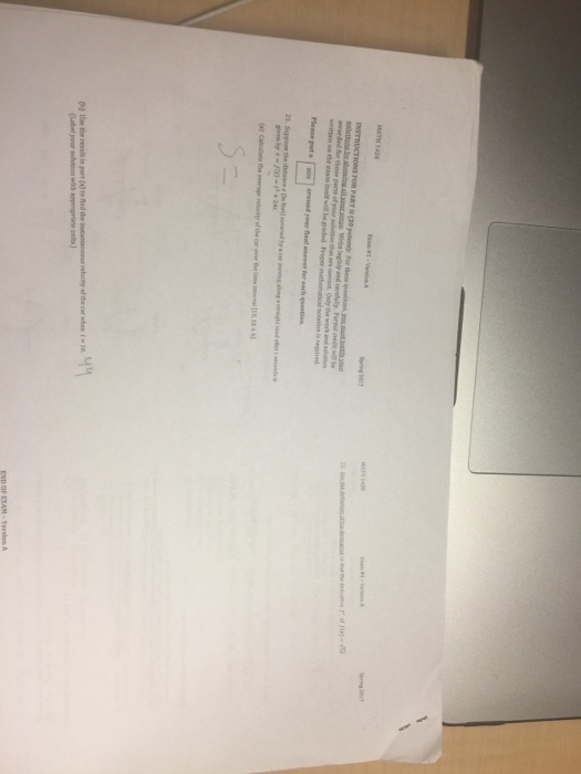 Solved Summer 2018 Problem Solving Lab S Math 1426 The | Chegg.com