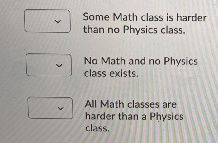 Solved > Some Math class is harder than no Physics class. No | Chegg.com