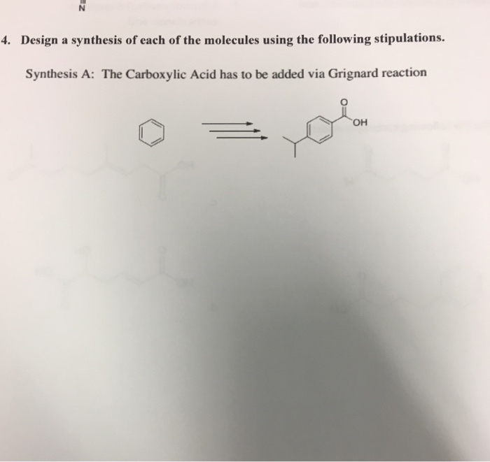 Solved 4. Design a synthesis of each of the molecules using | Chegg.com