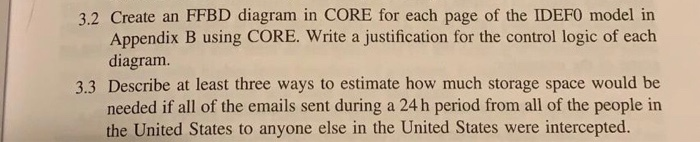 3.2 Create an FFBD diagram in CORE for each page of | Chegg.com