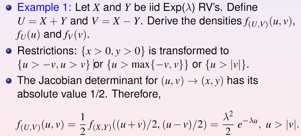 Solved Let X and Y be iid Exp() RV’s. Define U = X + Y and V | Chegg.com Solved Let X and Y be iid Exp() RV’s. Define U = X + Y and V | Chegg.com