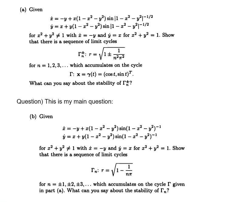 Solved by an EXPERT I have included the answer to ﻿problem 1(b) as ﻿well | Chegg.com