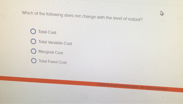 Solved Which of the following does not change with the level | Chegg.com