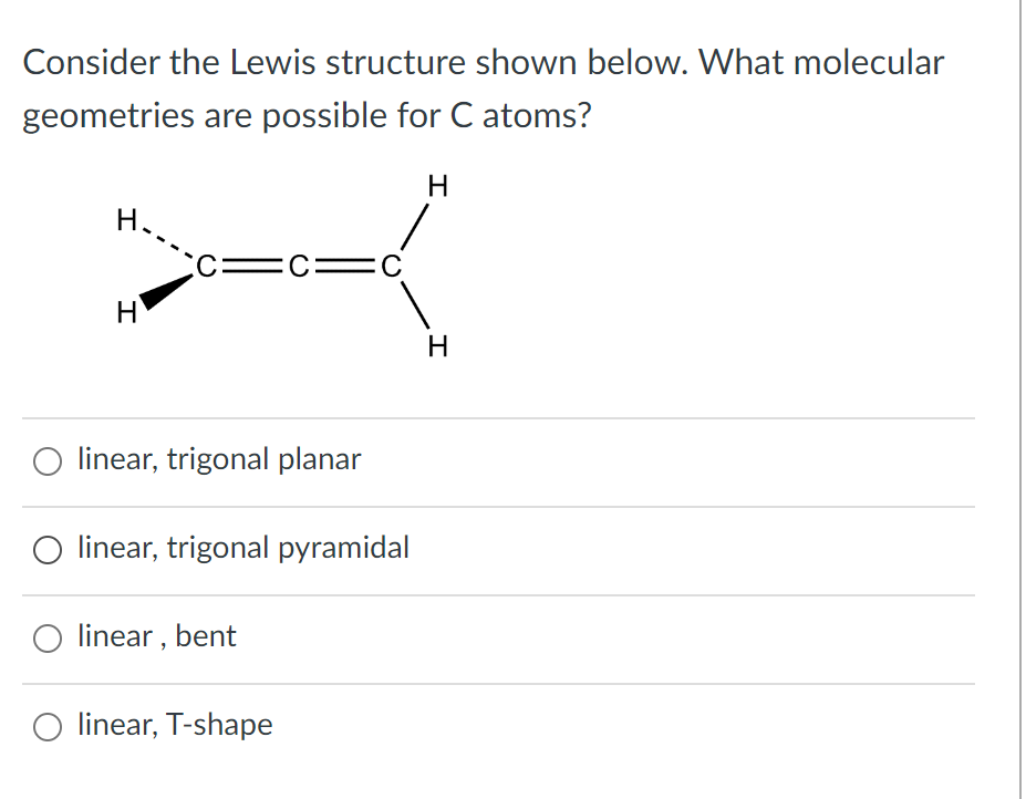 Solved Consider the Lewis structure shown below. What | Chegg.com
