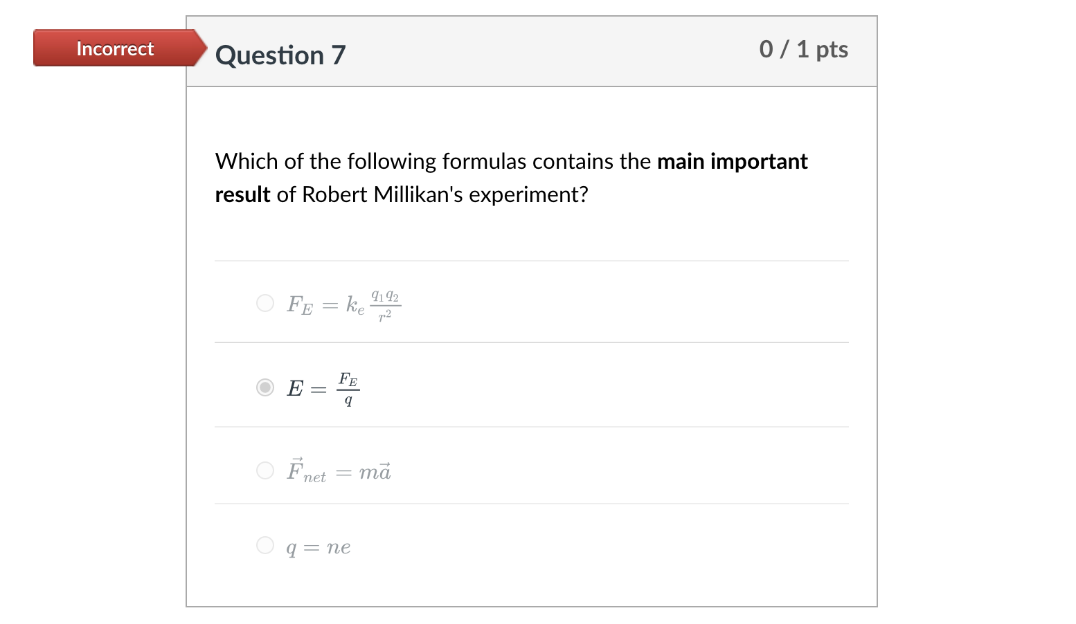 Solved Which of the following formulas contains the main | Chegg.com