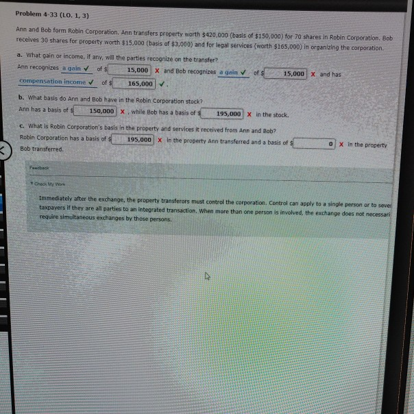 Solved Problem 4-33 (LO. 1, 3) Ann and Bob form Robin | Chegg.com