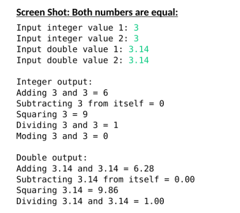 Solved •Create a class called MathTest •Outside of the | Chegg.com