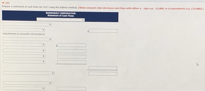 Solved Exercise 13-9 (Part Level Submission) Rodriquez | Chegg.com