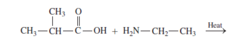 Solved Draw the condensed structural formula for the amide | Chegg.com