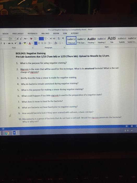Solved Phe Leb Negative Staining (1) [Compatibility | Chegg.com